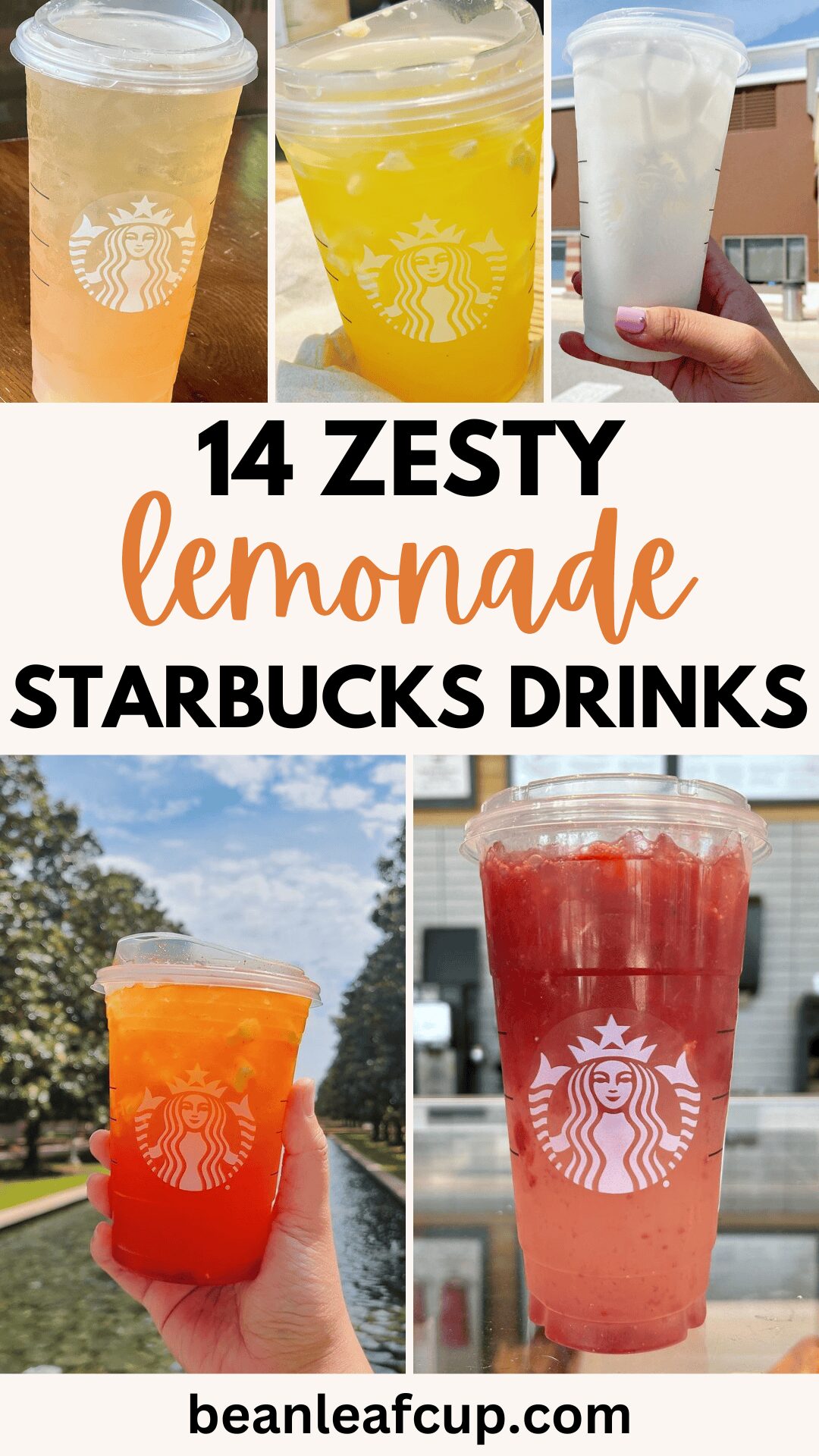 14 Refreshing Starbucks Lemonade Drinks for a Fresh Twist