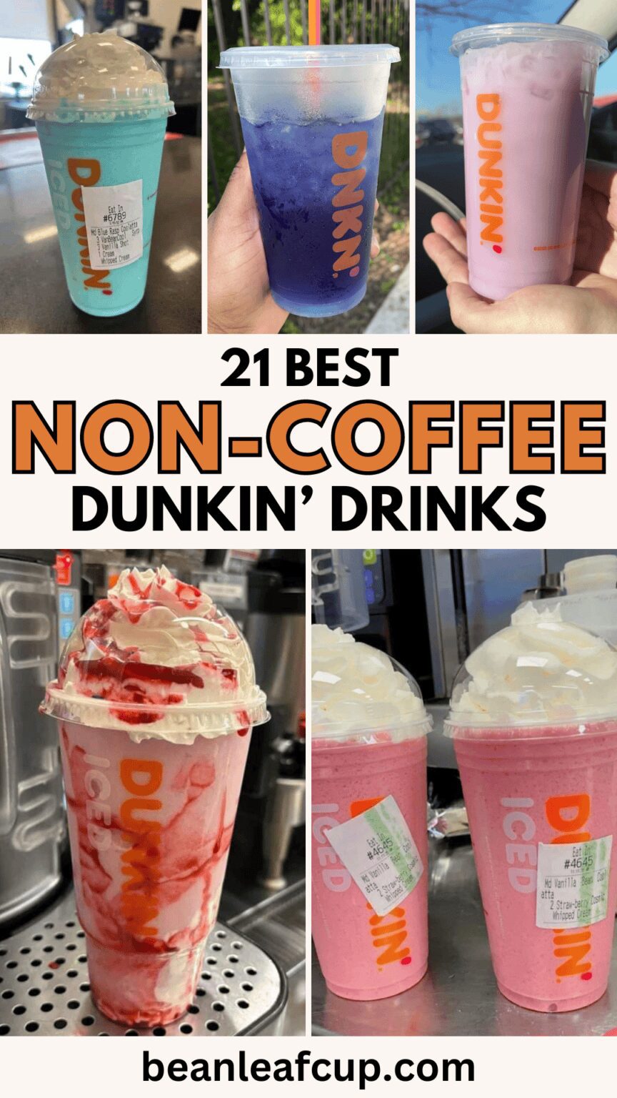 21+ Refreshing Dunkin' Non-Coffee Drinks to Brighten Your Day - Bean ...