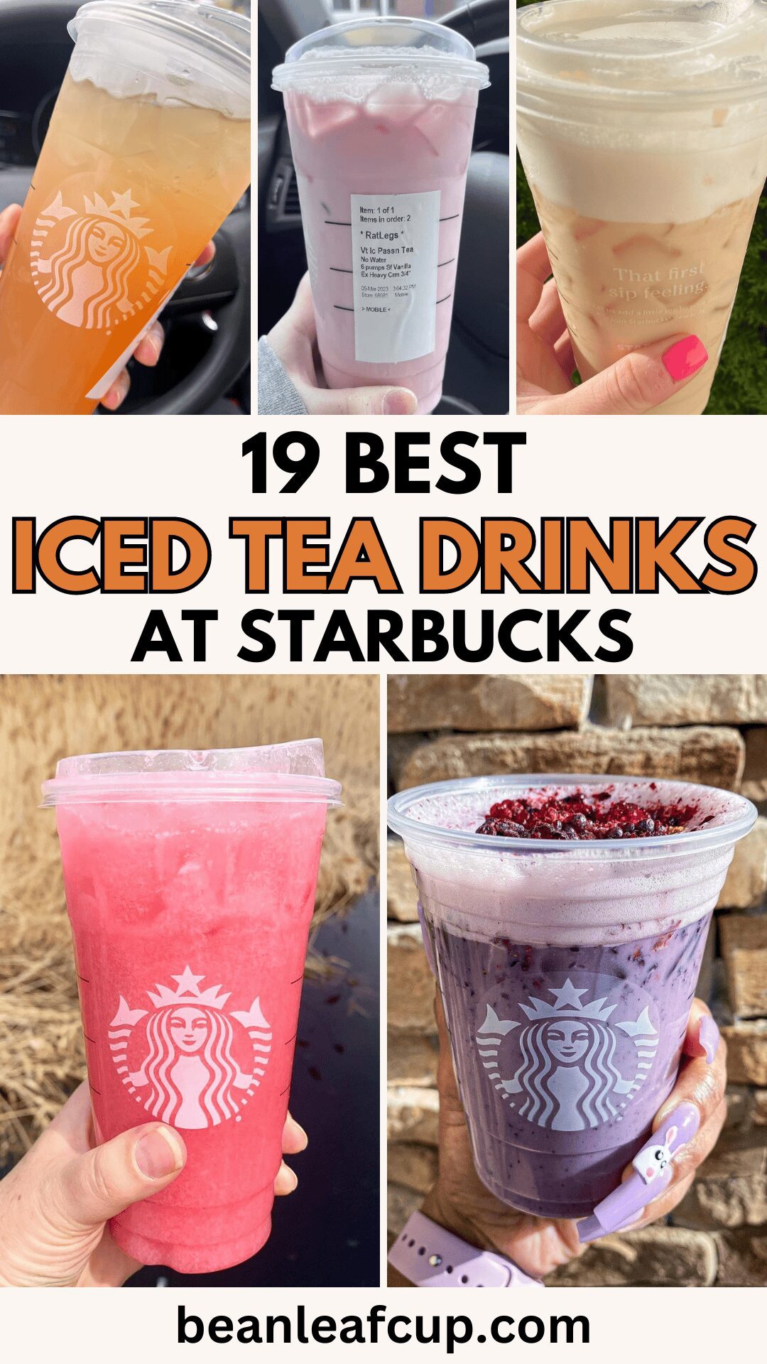 19 Best Starbucks Iced Tea Drinks For a Cool and Tasty Treat