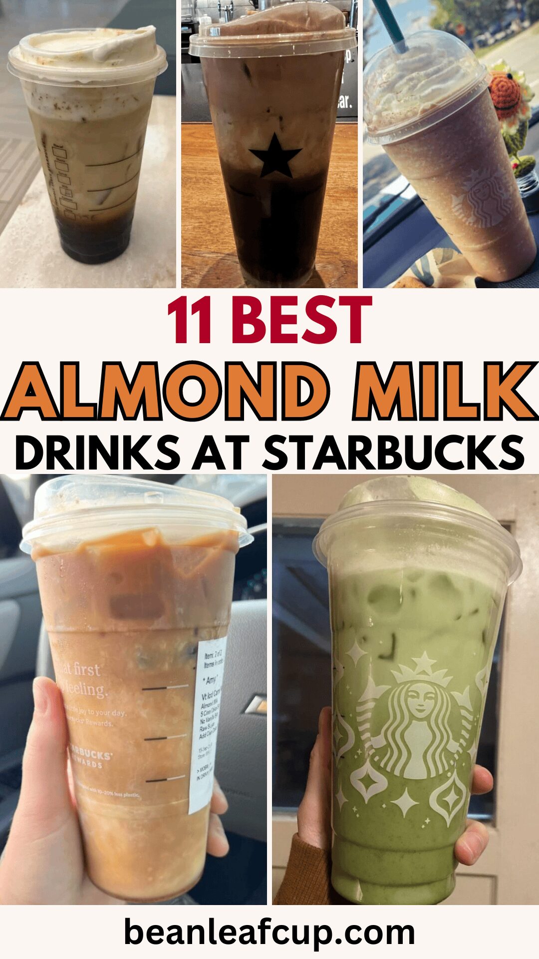 11 Best Starbucks Almond Milk Drinks That Are Perfect for a Dairy-Free ...