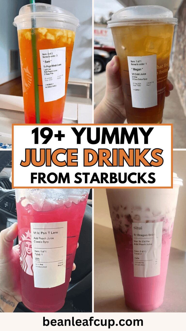 19+ Best Starbucks Juice Drinks That Are Delightfully Fruity
