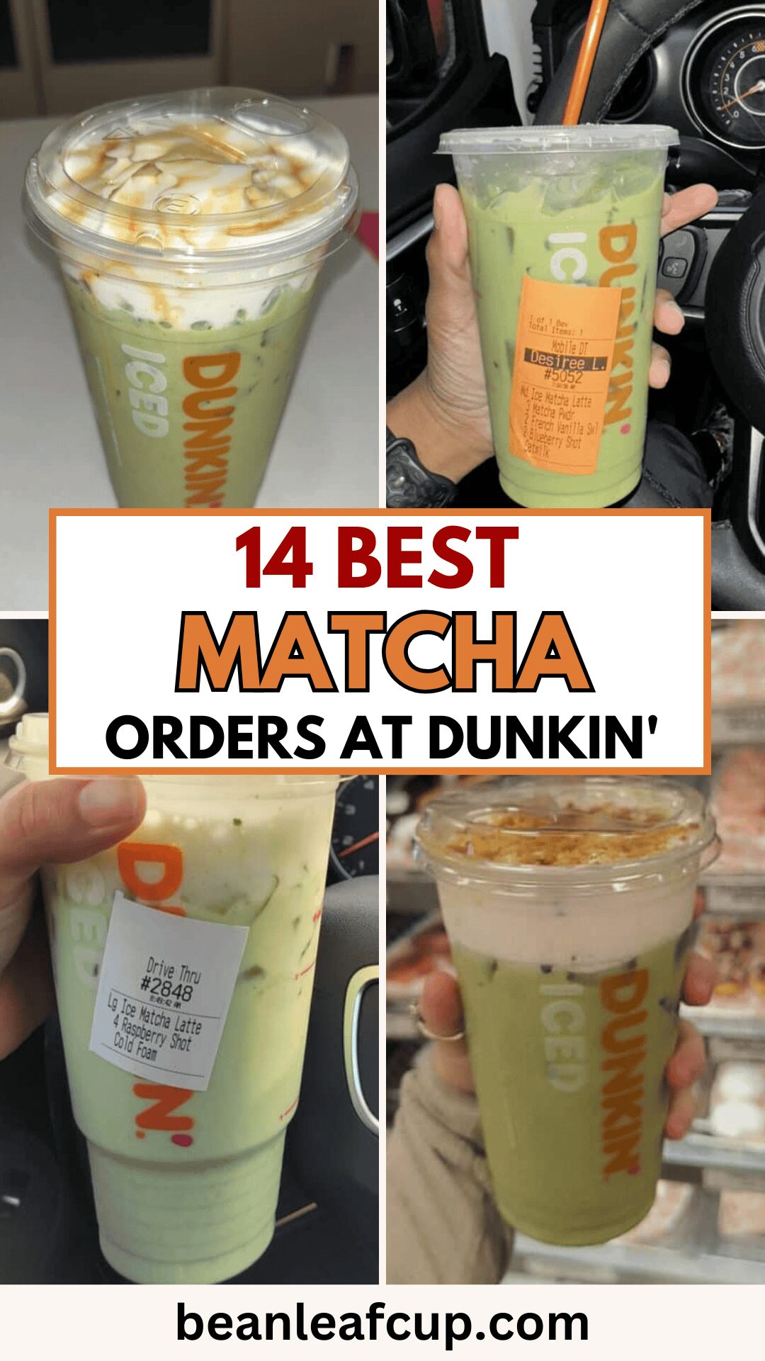 14 Best Dunkin' Matcha Orders That Are Next-Level Delicious