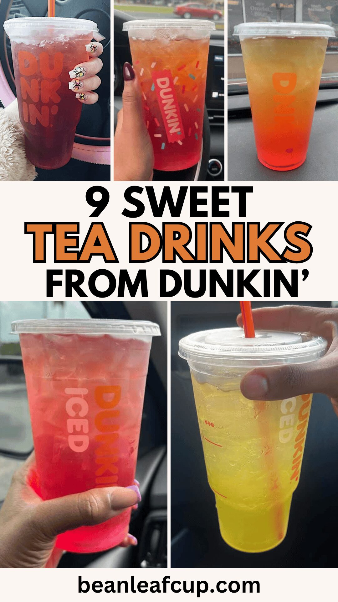 9 Iced Dunkin' Tea Drinks Perfect for Any Season