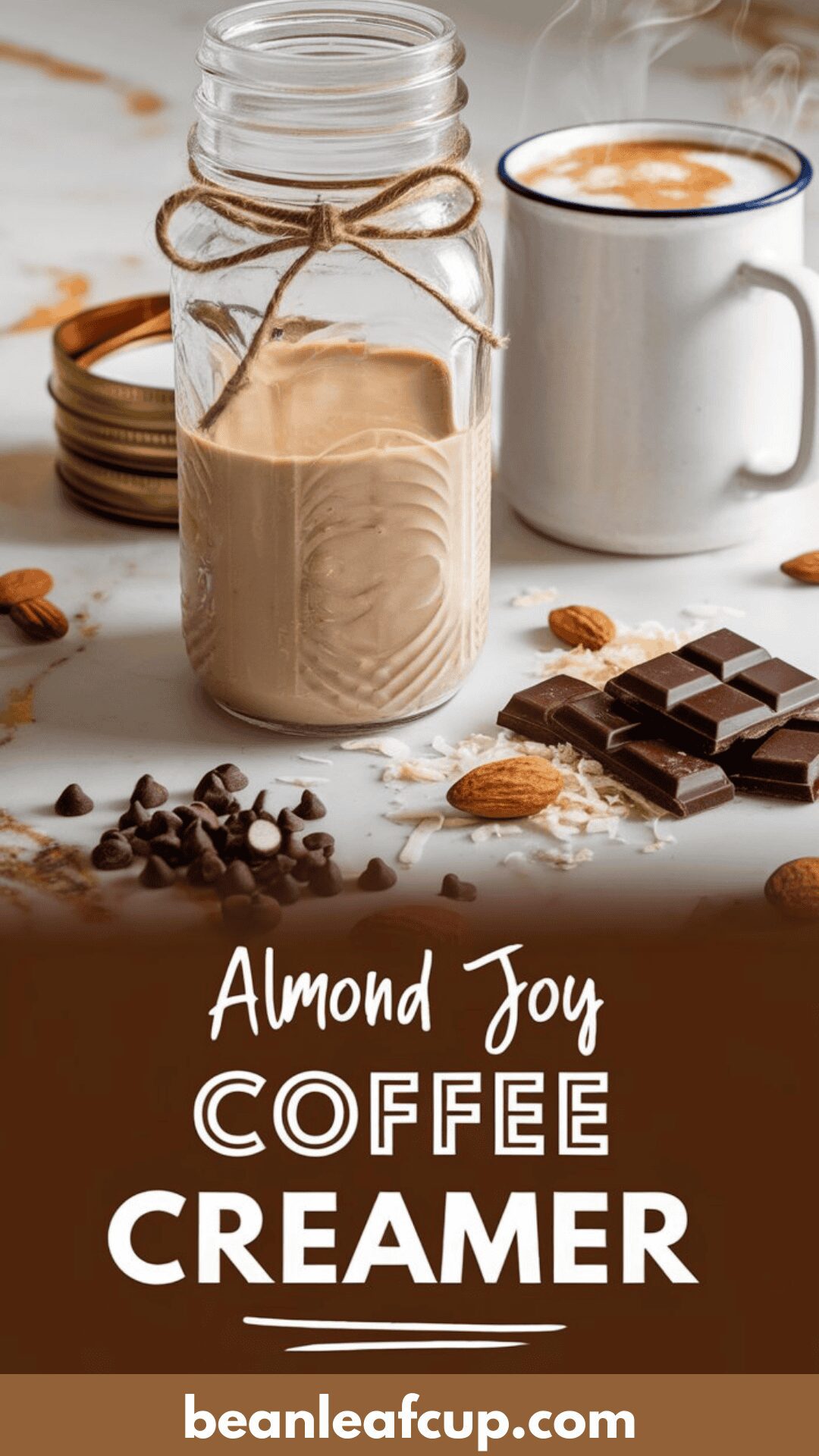 Homemade Almond Joy Coffee Creamer Recipe