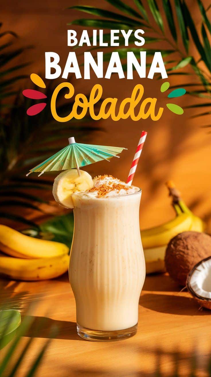 Baileys Banana Colada Recipe 🍌🥥