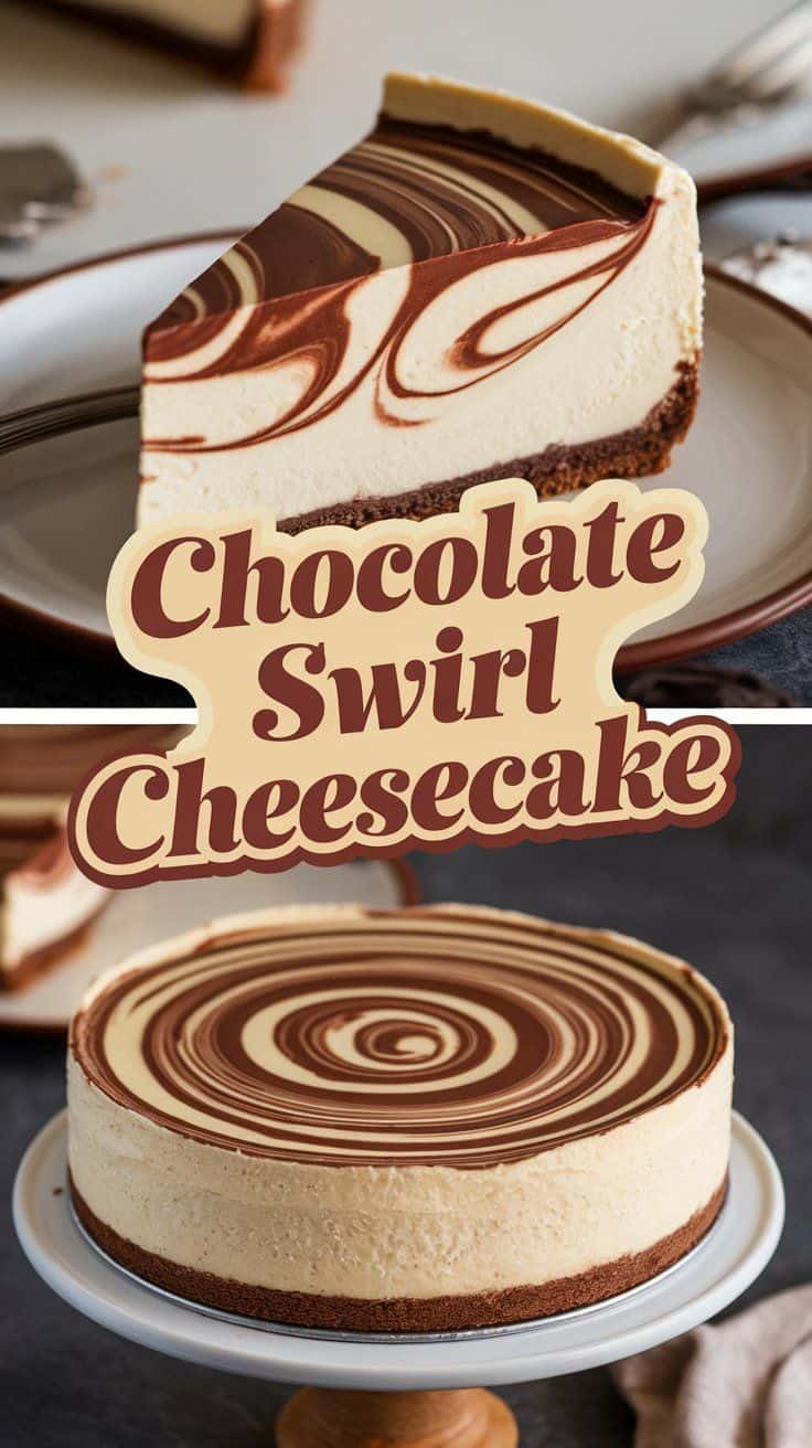 Chocolate Swirl Cheesecake