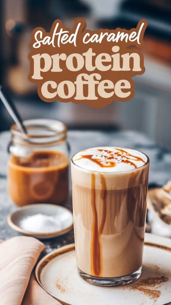 Salted Caramel Protein Coffee