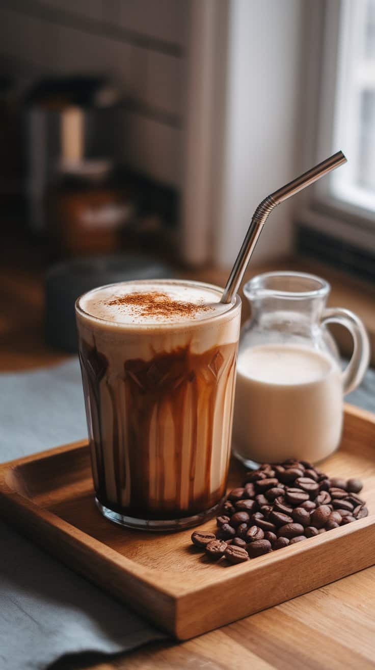 This Vanilla Maple Protein Iced Coffee