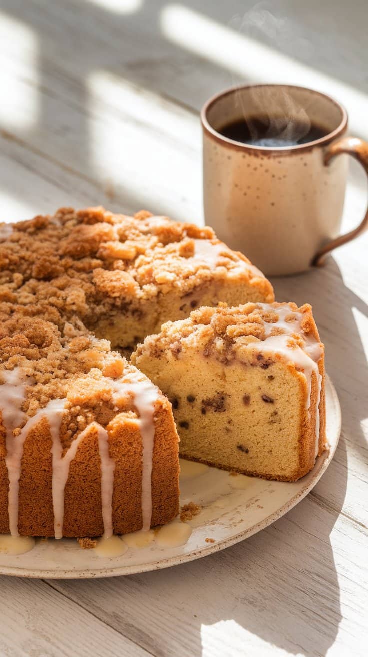 Vanilla Bean Coffee Cake Recipe