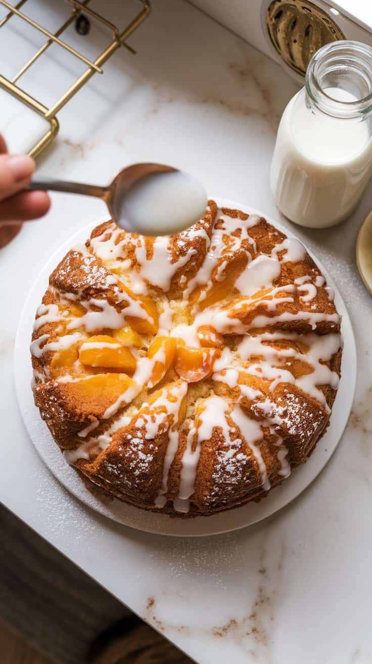 Peach Cobbler Coffee Cake: A Sweet Slice of Heaven