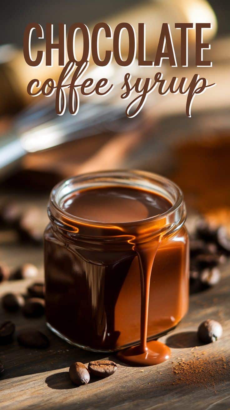 Homemade Chocolate Coffee Syrup