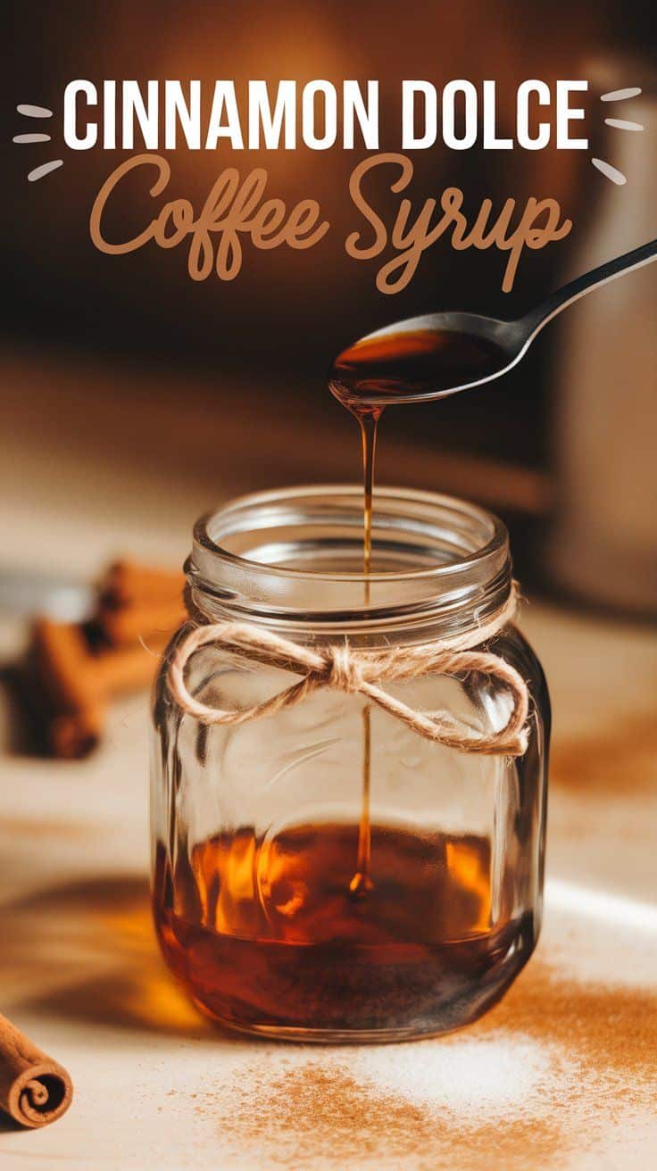 Homemade Cinnamon Dolce Coffee Syrup