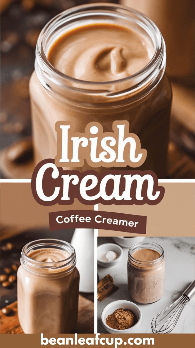 Homemade Irish Cream Coffee Creamer