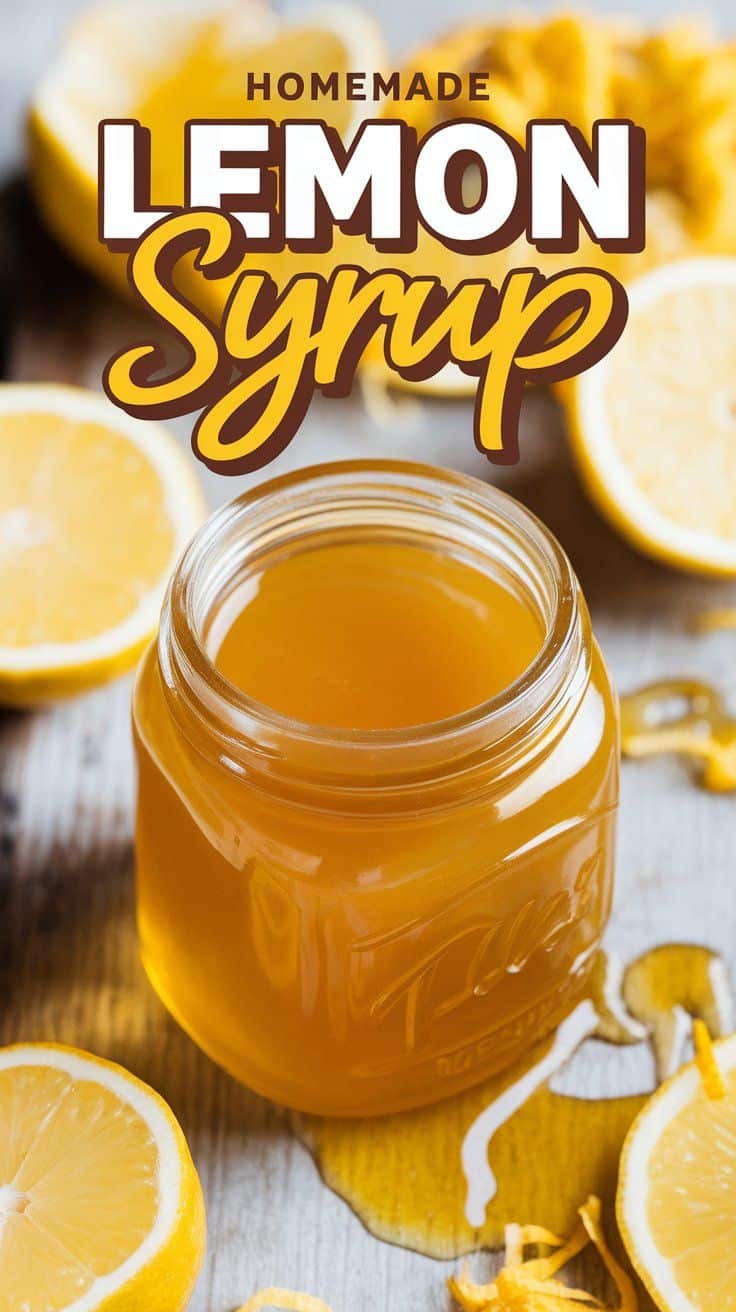 Homemade Lemon Syrup