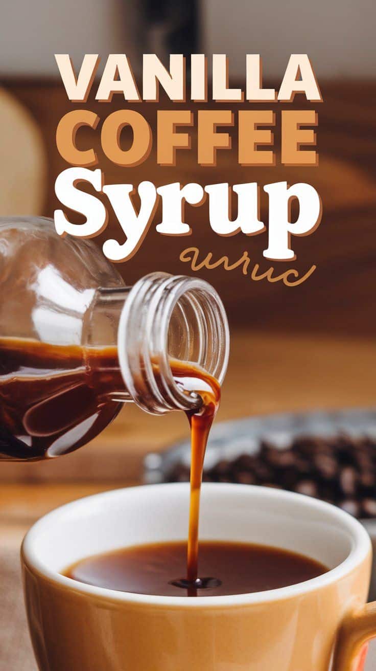 Homemade Vanilla Coffee Syrup