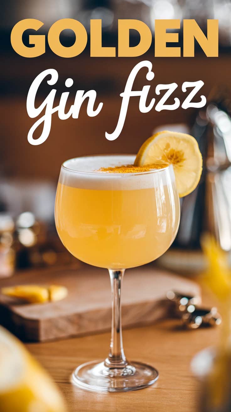 Golden Gin Fizz