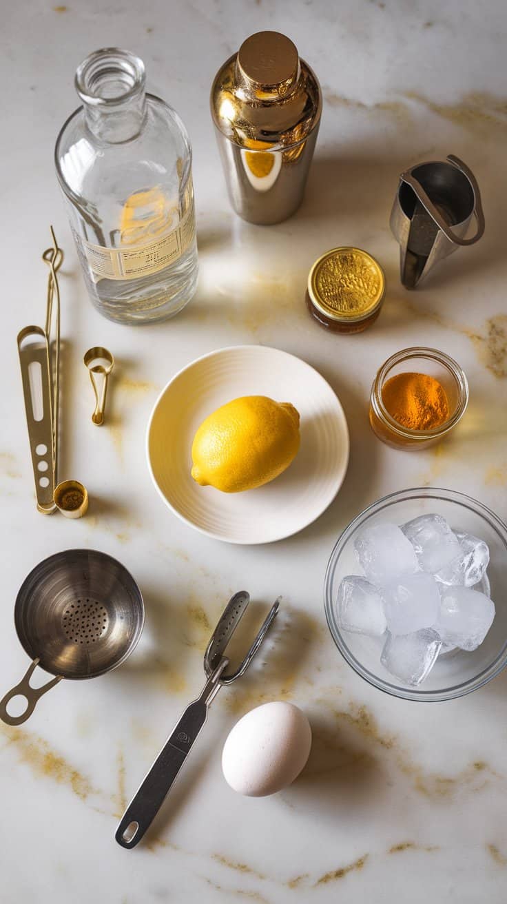 Golden Gin Fizz