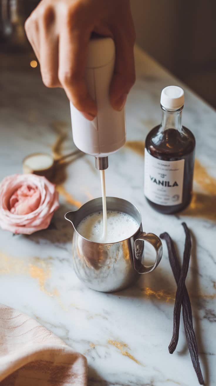 Rose Vanilla Latte