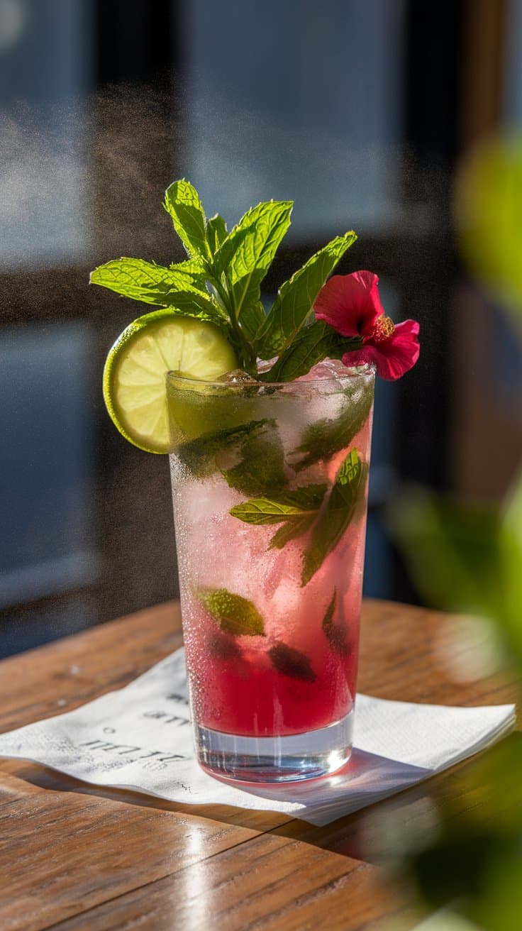 Hibiscus Mojito