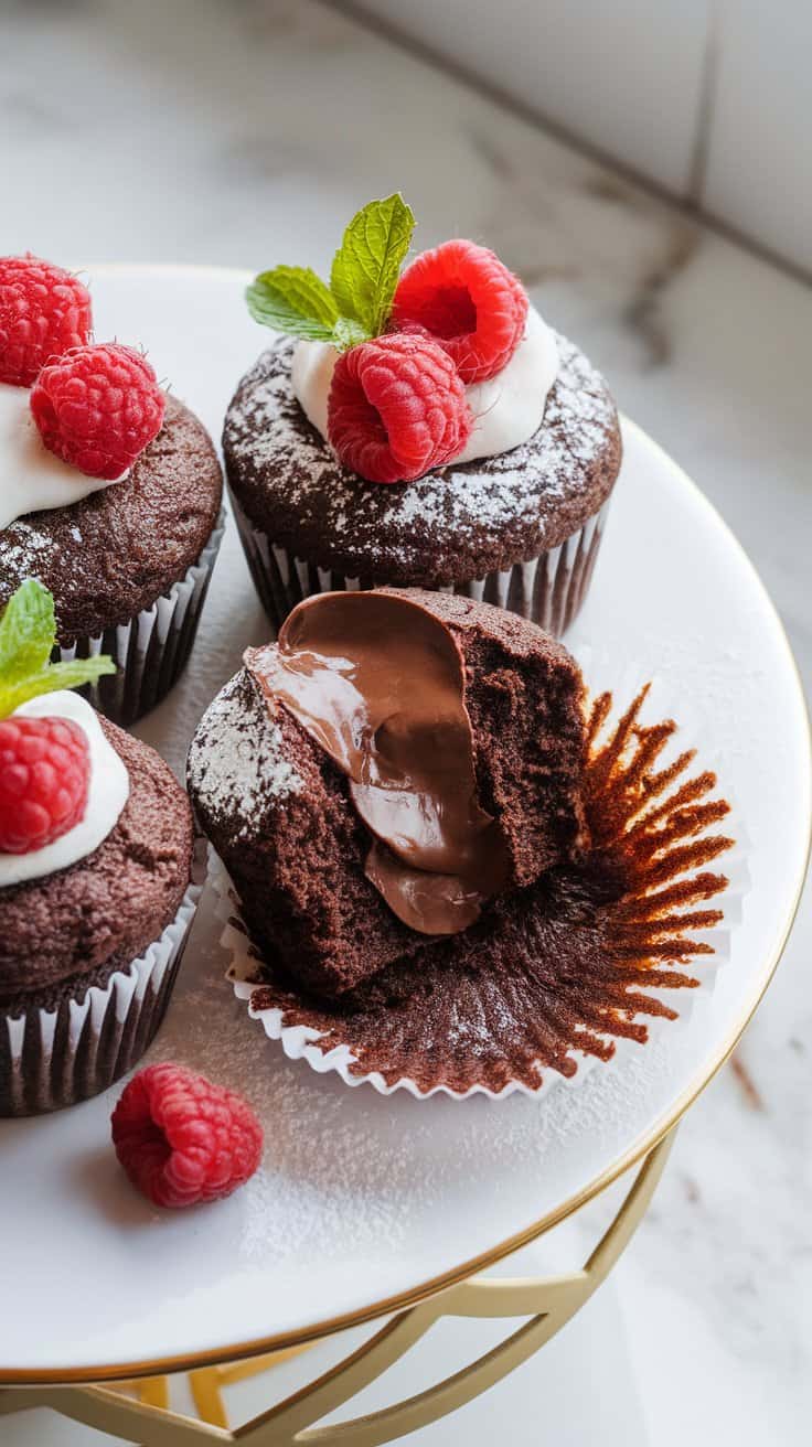 Chocolate Lava Cupcakes