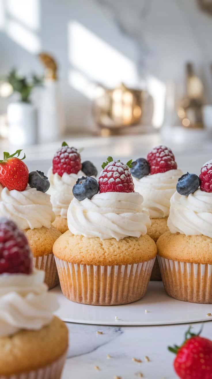 Angel Food Cupcakes: Light, Fluffy, and Perfectly Sweet