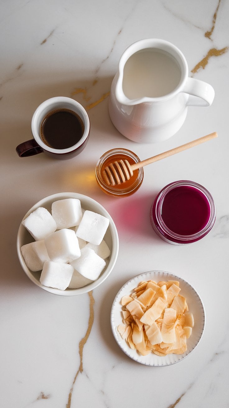 Pink Coconut Iced Latte - Gabi Health