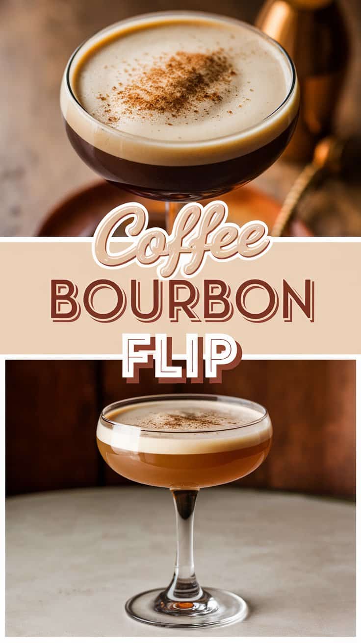 Coffee Bourbon Flip