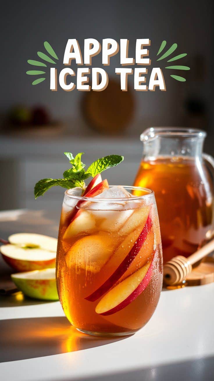Refreshing Apple Iced Tea