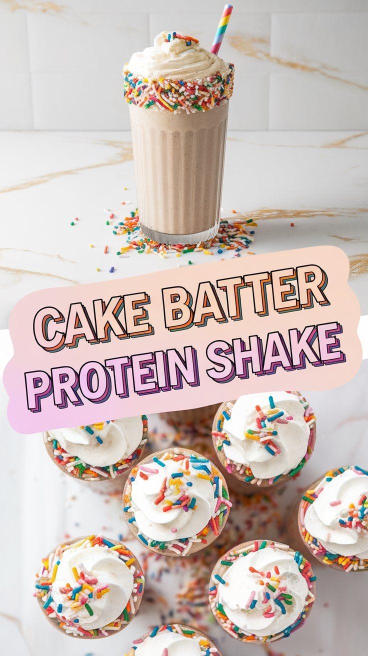 Cake Batter Protein Shake