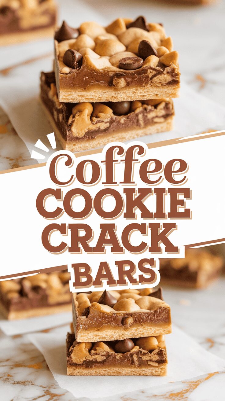 Coffee Cookie Crack Bars