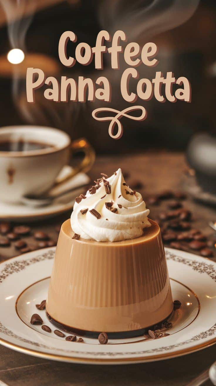 Creamy Coffee Panna Cotta