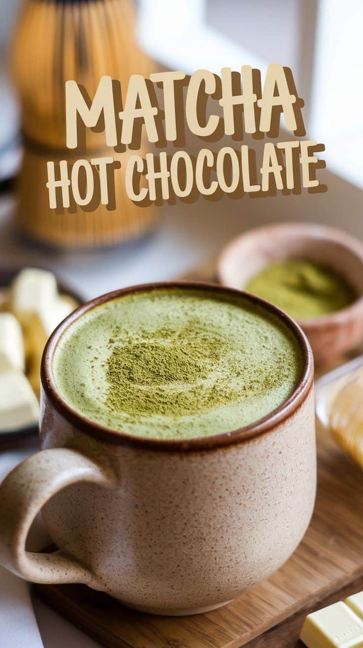 Cozy Matcha Hot Chocolate