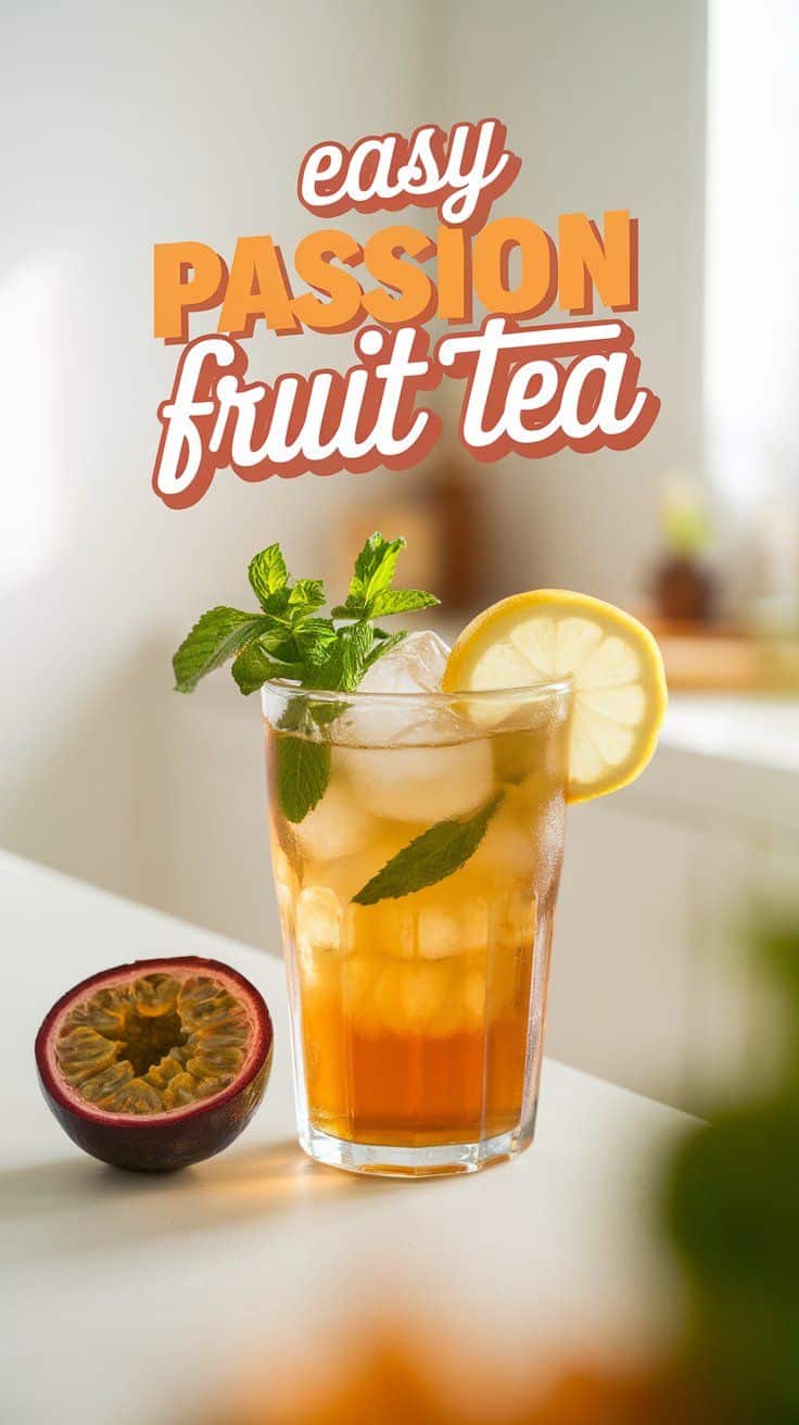 Easy Passion Fruit Tea