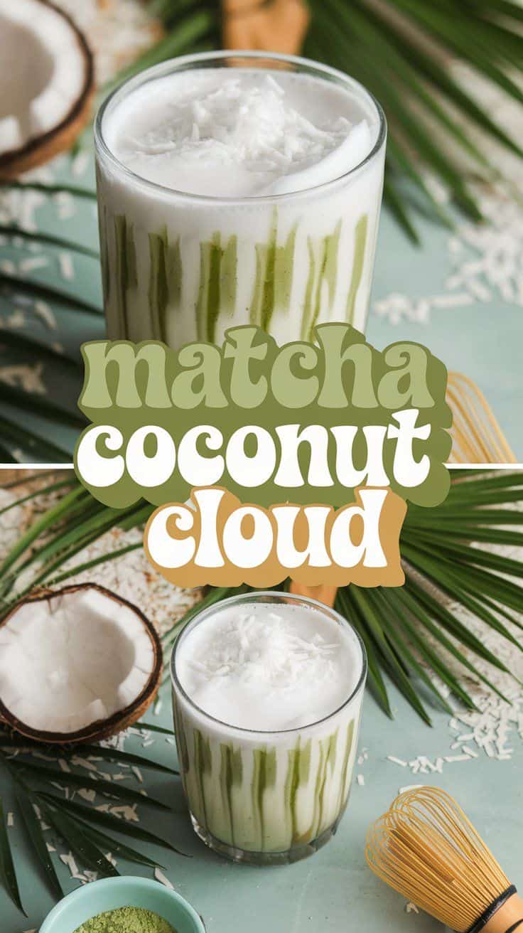 Matcha Coconut Cloud Bean Leaf Cup