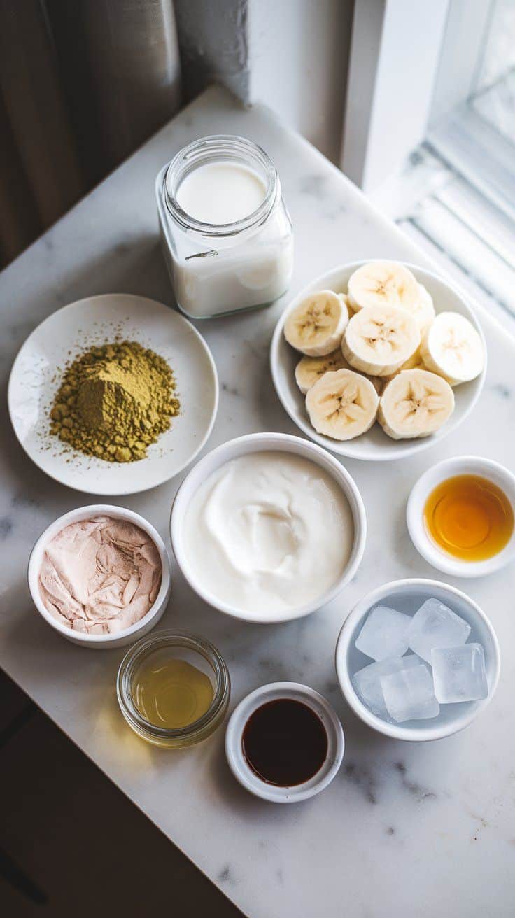 Matcha Protein Shake - Tressvibe