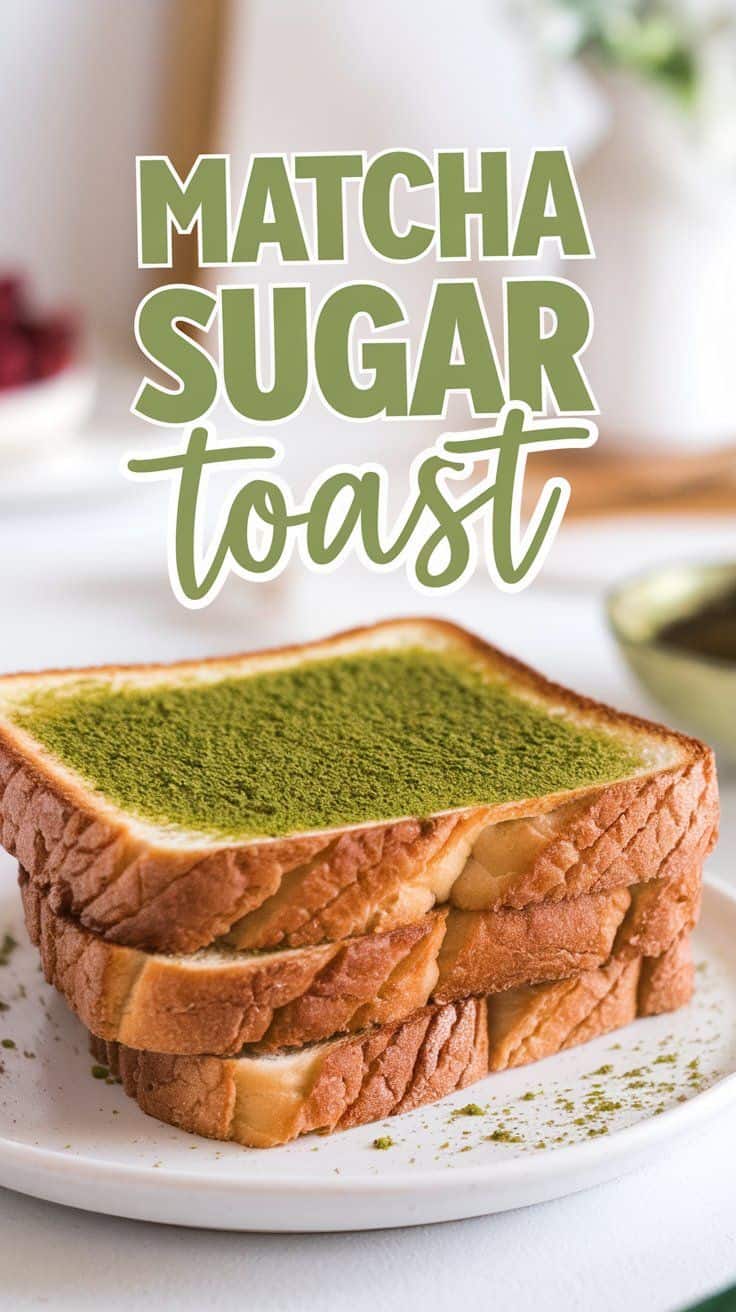 Matcha Sugar Toast - Gabi Health