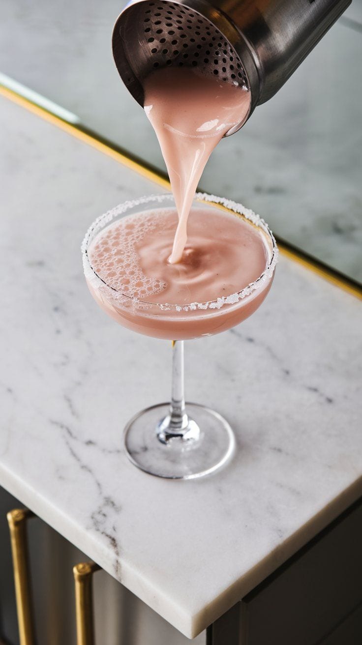 Pink Starburst Martini