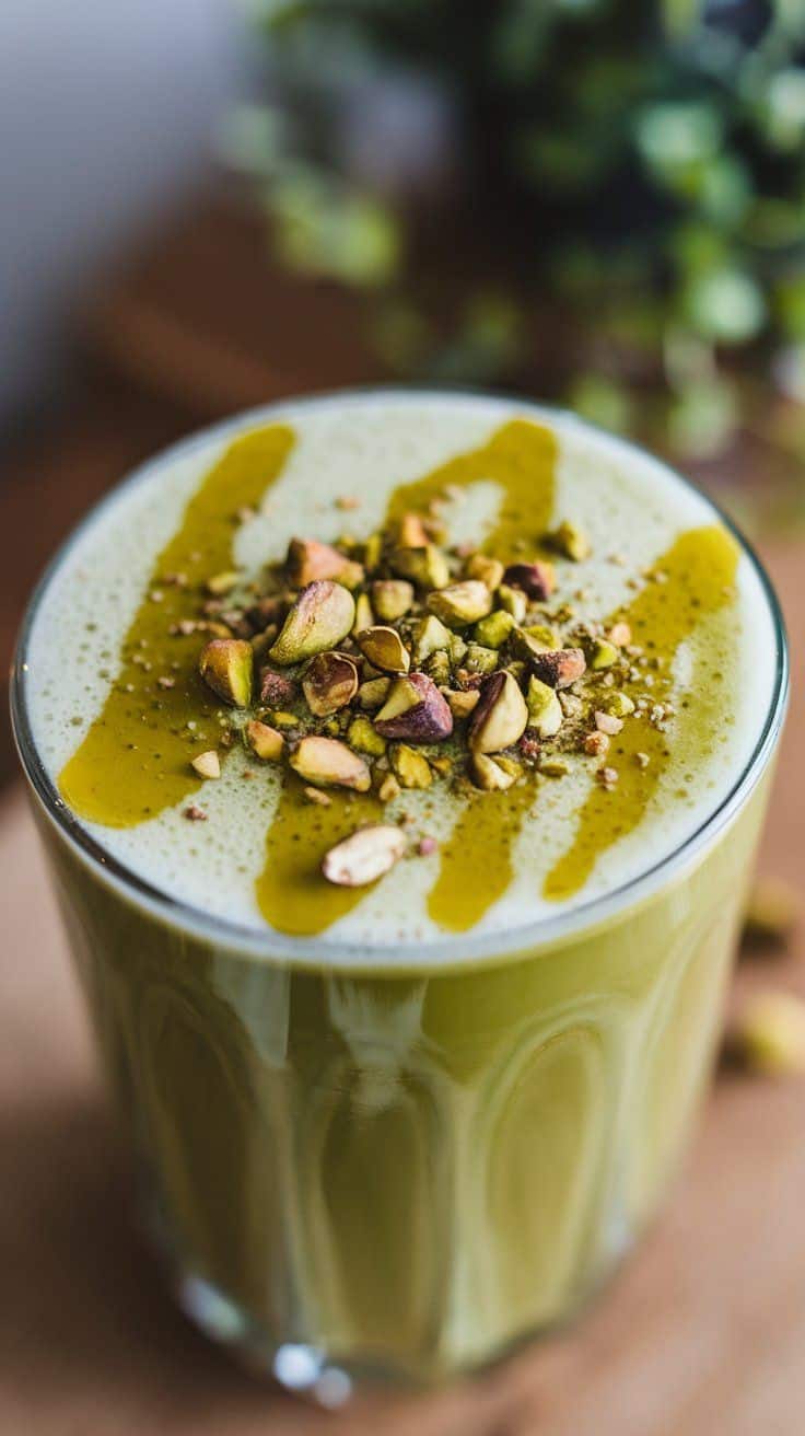 Pistachio Matcha Latte