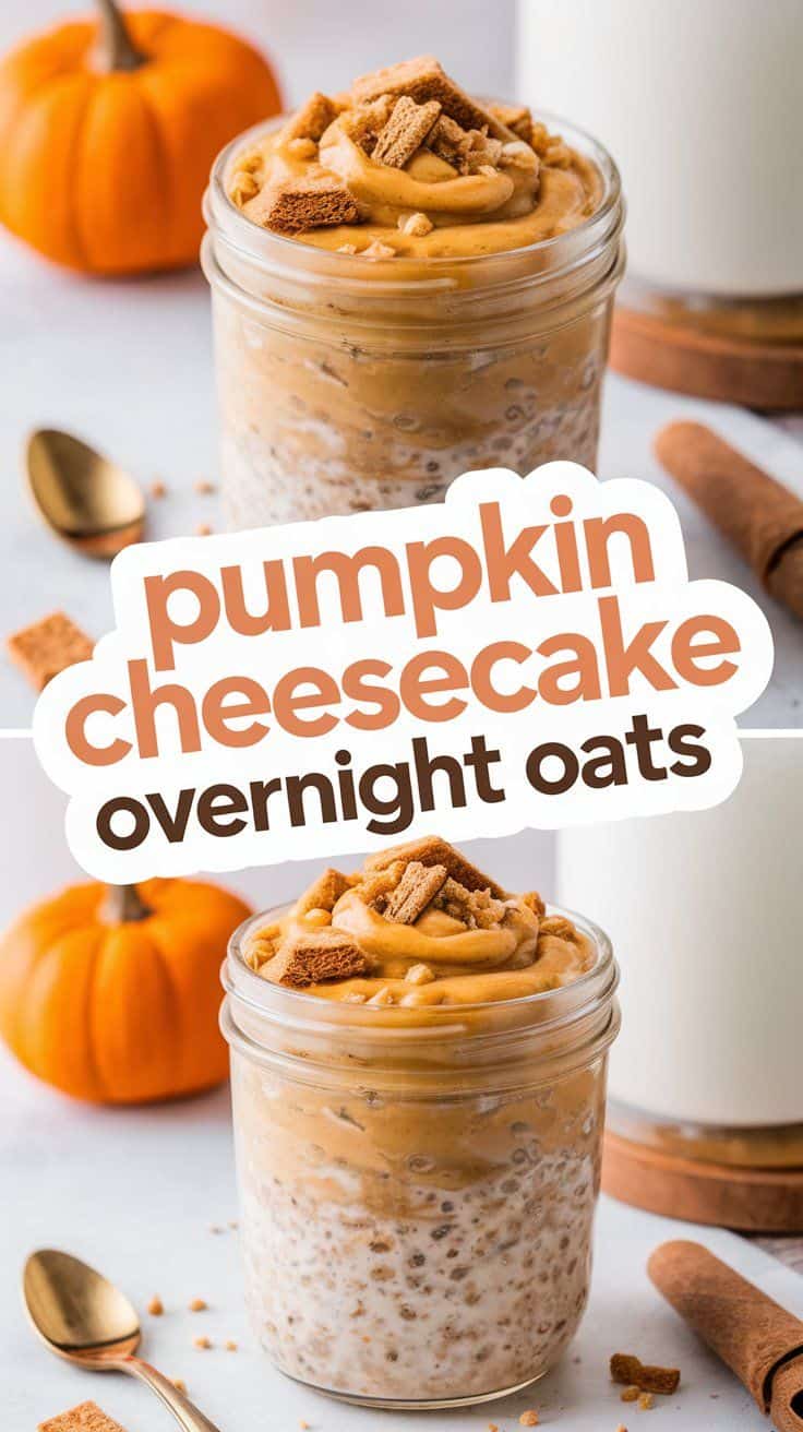 Pumpkin Cheesecake Overnight Oats - Gabi Health