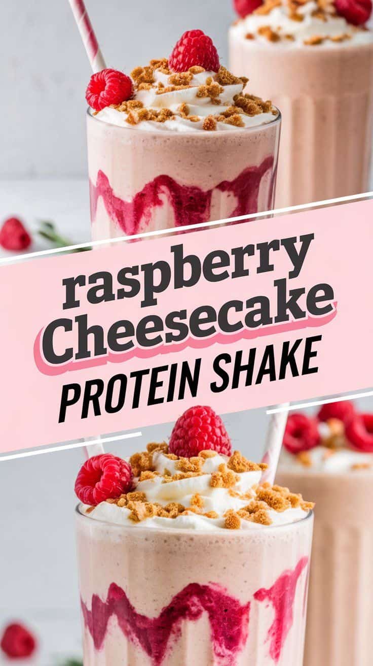 Raspberry Cheesecake Protein Shake