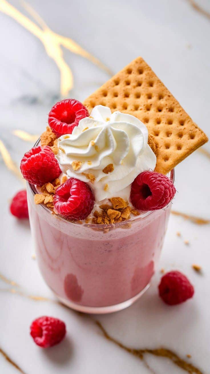 Raspberry Cheesecake Protein Shake