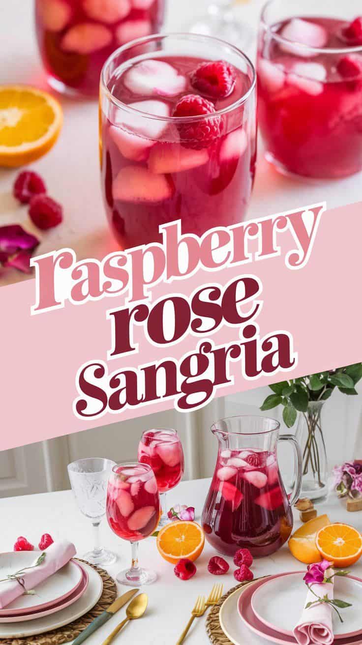 Raspberry Rose Sangria