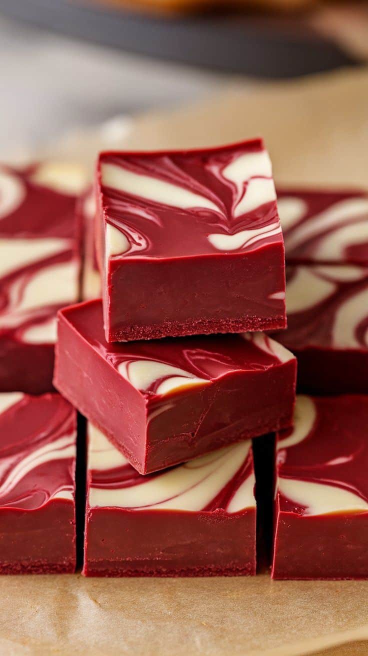 Red Velvet Fudge