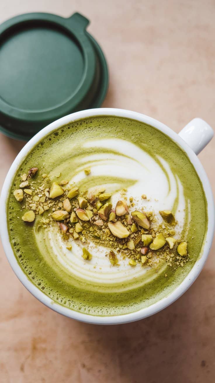 Pistachio Matcha Latte