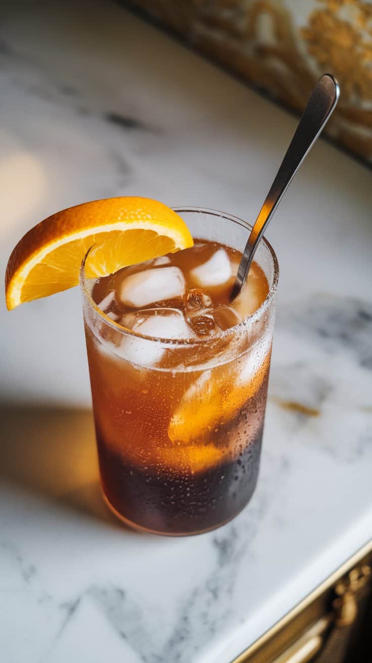 Cold Brew Orange Tonic