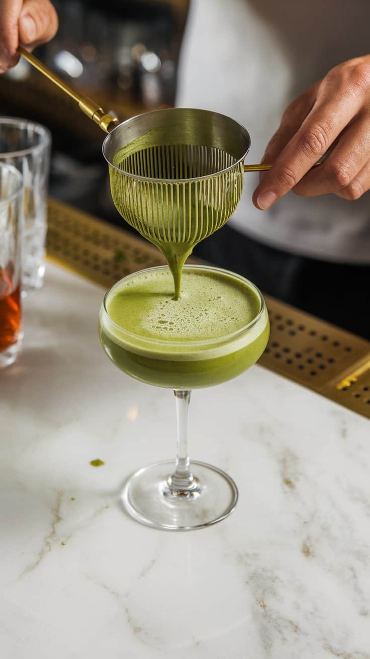 Matcha Green Tea Cocktail
