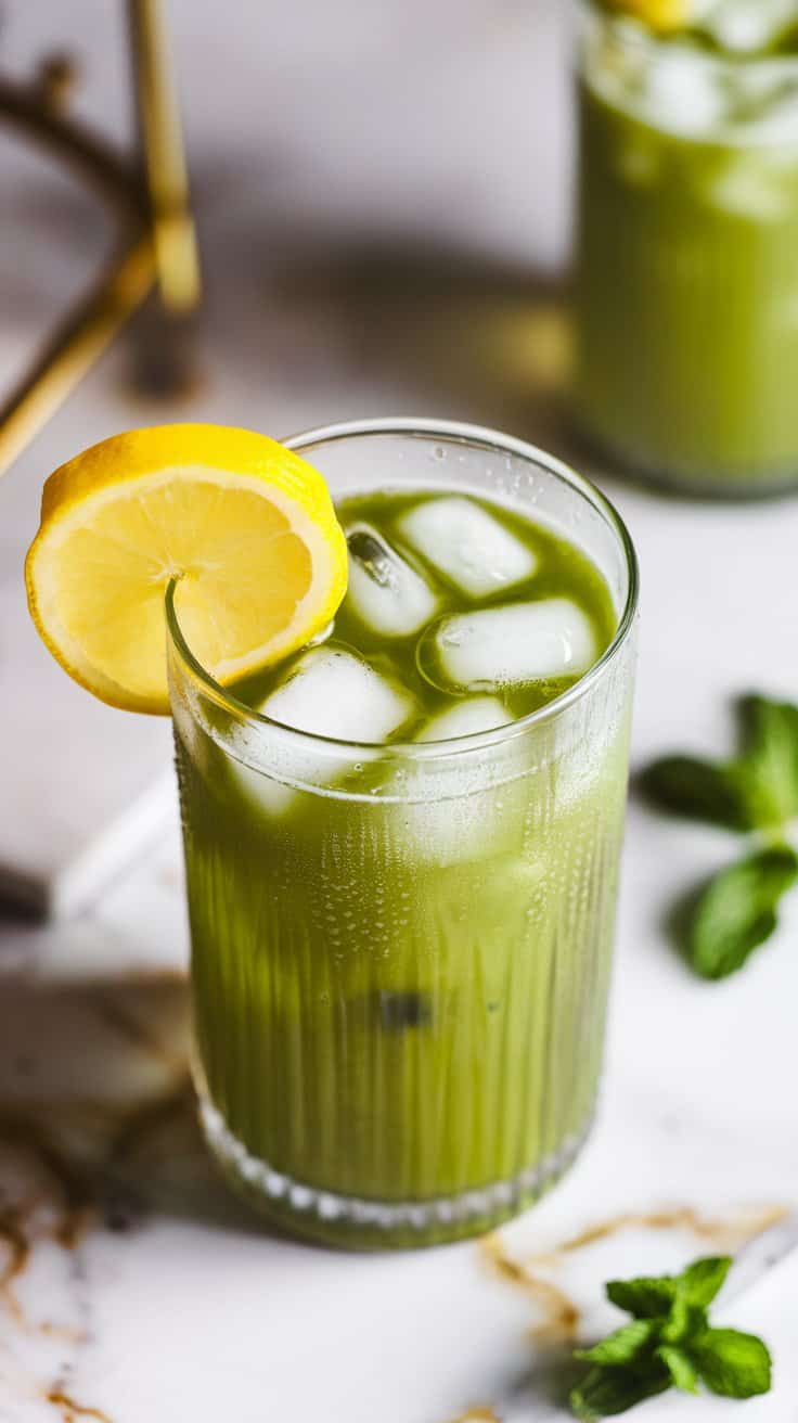 Refreshing Matcha Lemonade
