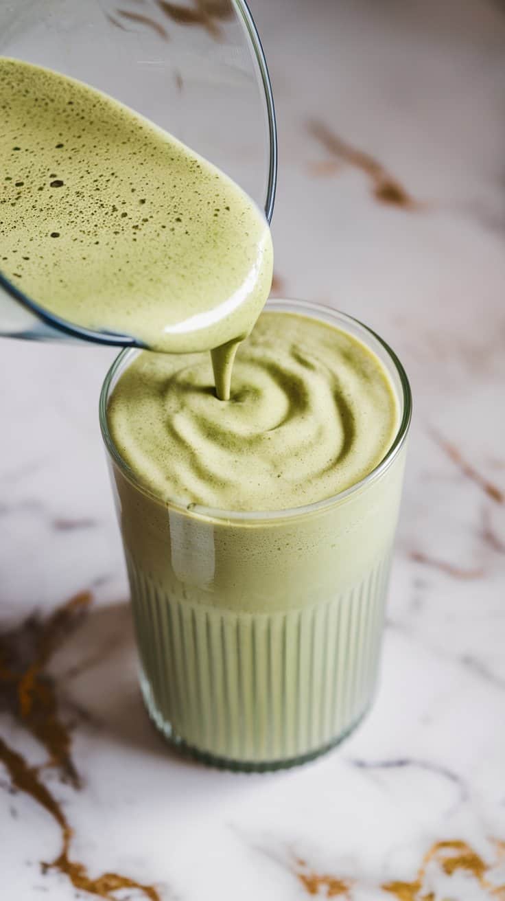 Creamy Matcha Milkshake