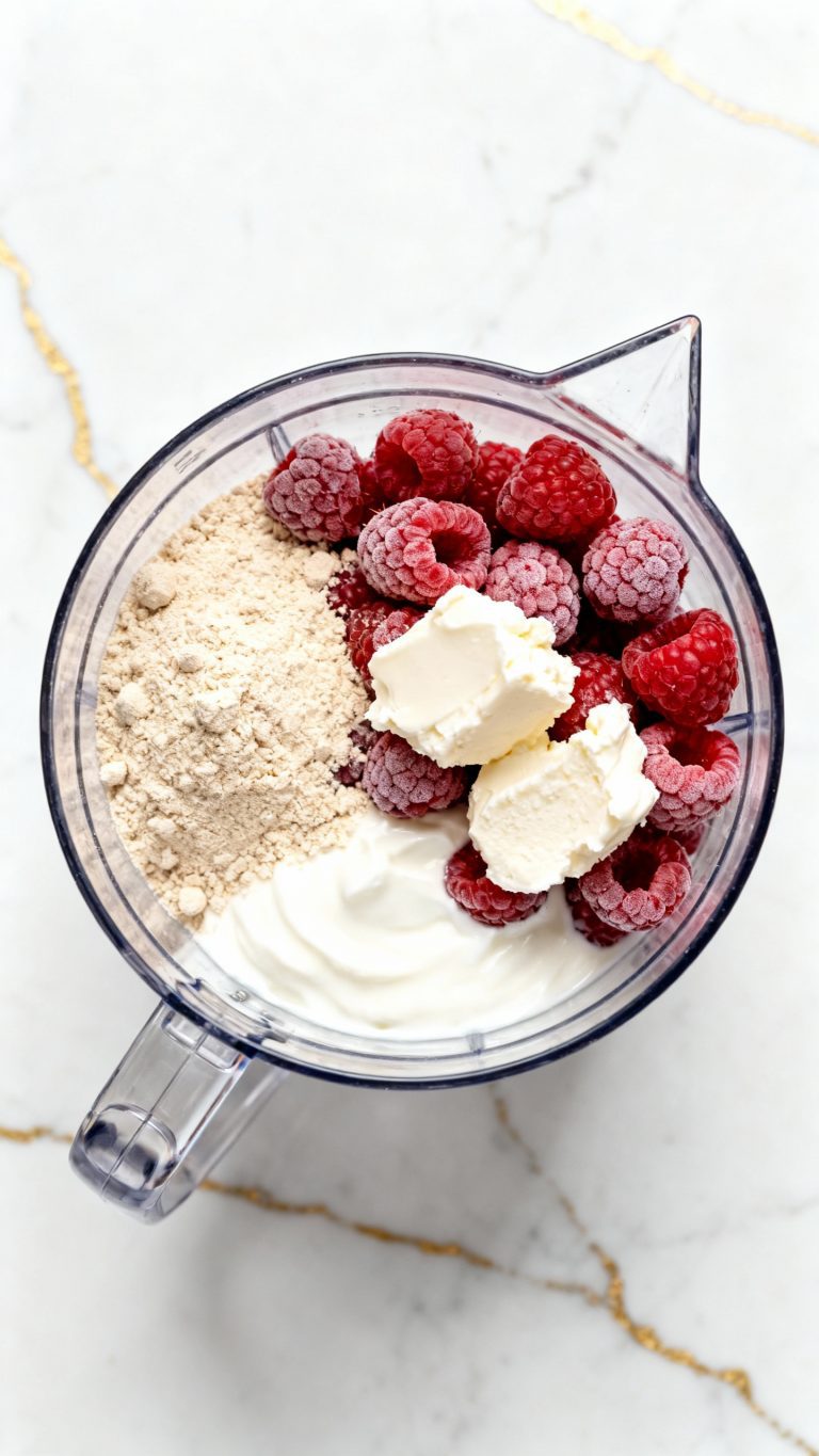 Raspberry Cheesecake Protein Shake