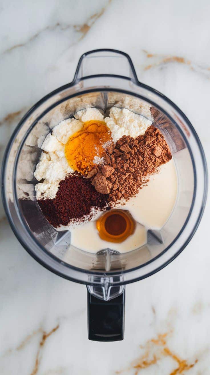 Chocolate Cottage Cheese Pudding